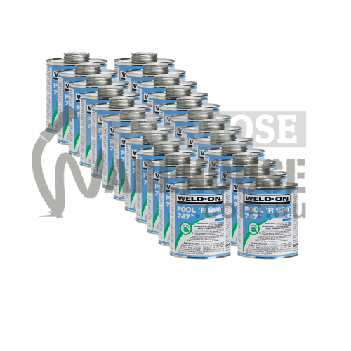 Weld-On® PVC Cement 747™ Pool 'R Spa Blue – Fire Hose Warehouse