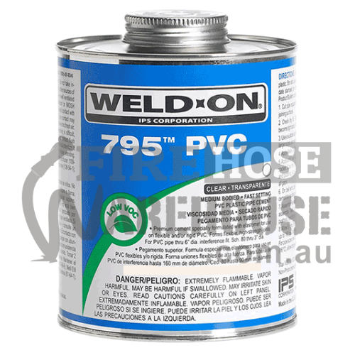 Weld-On® PVC Cement 795™ Clear – Fire Hose Warehouse