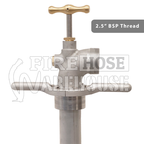 Aluminium Hydrant Standpipe 65mm (unmetered) with 2.5 inch Male BSP ou ...