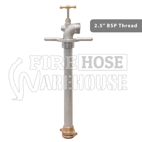 Aluminium Hydrant Standpipe 65mm (unmetered) with 2.5 inch Male BSP ou ...