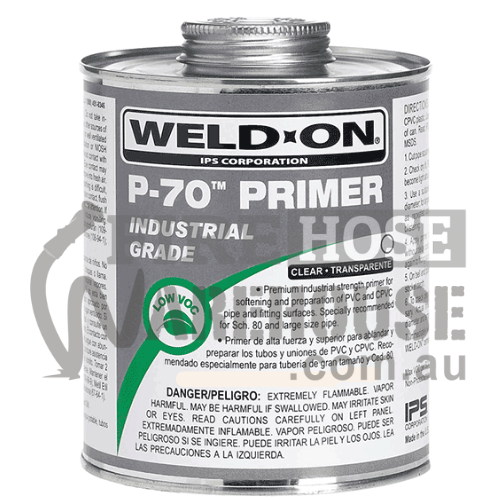 Weld-On® PVC Primer P-70™ Clear – Fire Hose Warehouse