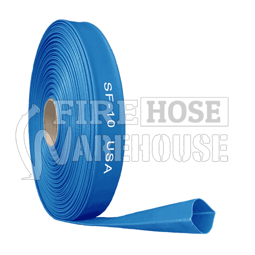 PVC M/Duty Blue Lay Flat Water Transfer Hose – Fire Hose Warehouse